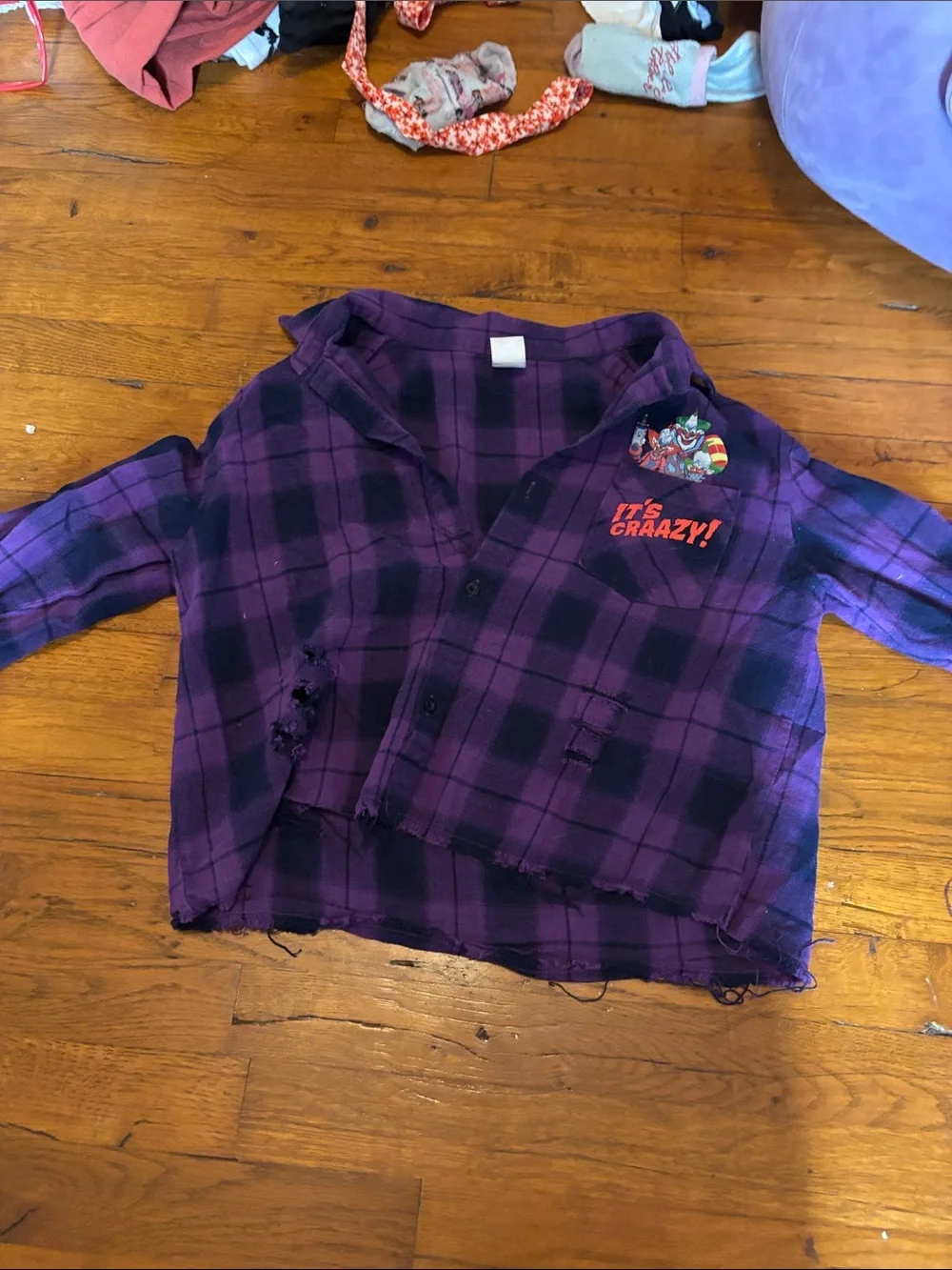 Jackets & Coats | Killer Klowns From Outer Space Flannel | Poshmark